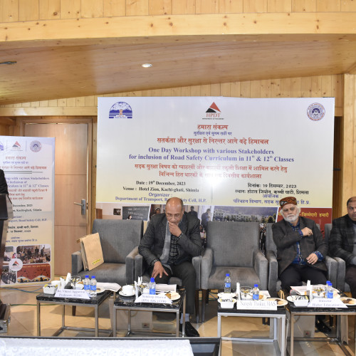 Roadsafety Workshop with the SCERT, Solan & stakeholder departments